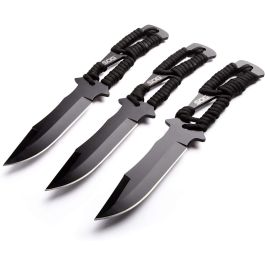 Sog Throwing Knives 3pk Stamped Nylon Sheath